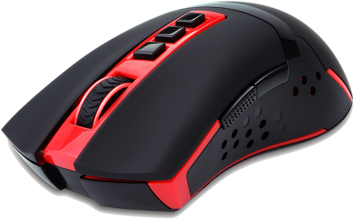Wireless Gaming Mouse For Pc Gamer, Red Led Backlit - Computer Mouse ...