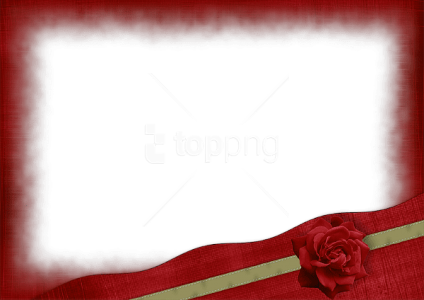 Download Free Png Beautiful Red Transparent Frame With Gold - Maroon ...