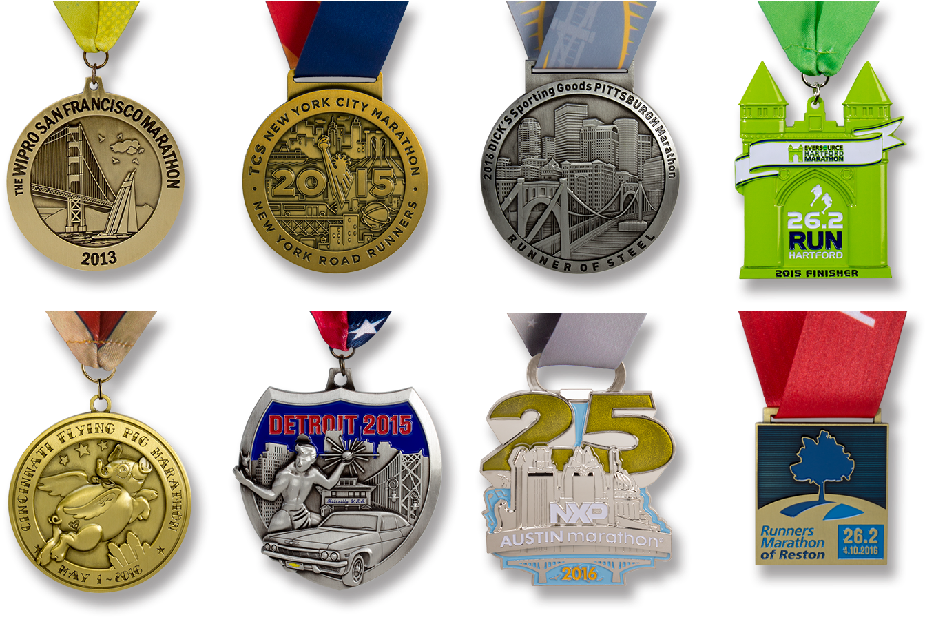 Download Wrestling Custom Medals Sample Collection - Hartford Marathon ...