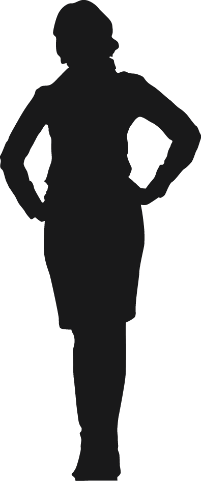 Download Woman Silhouette - Black Outline Of Women PNG Image with No ...