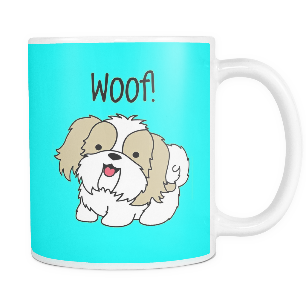 Download Woof Shih Tzu Coffee Mug - Shih Tzu PNG Image with No ...