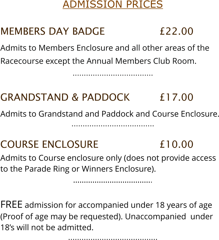 Download Admission Prices Members Day Badge £22 PNG Image with No ...