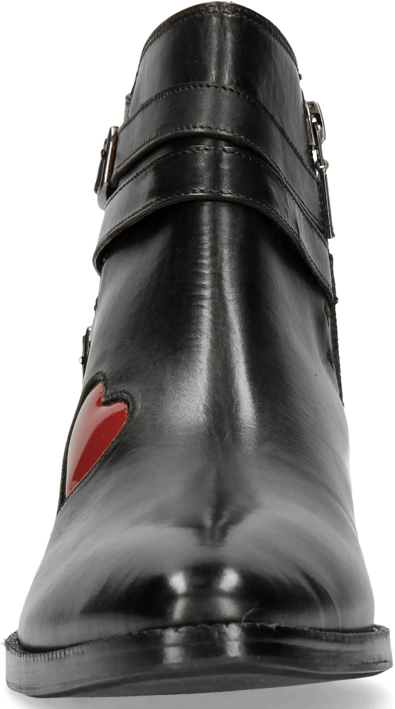 Download Ankle Boots Candy 5 Black Heart Patent Red - Steel-toe Boot ...