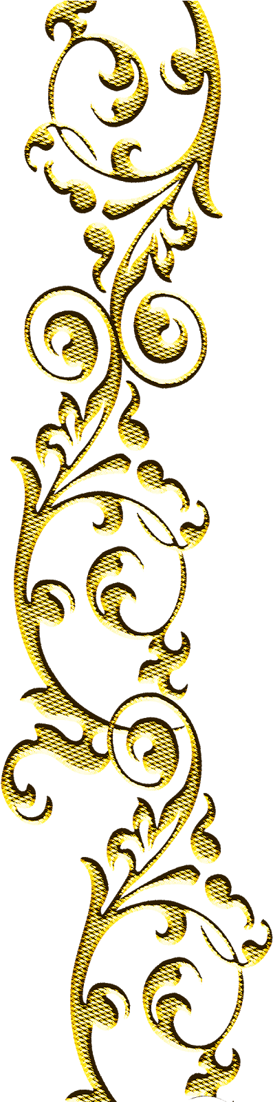 Damask Border - Illustration - Free Transparent PNG Download - PNGkey