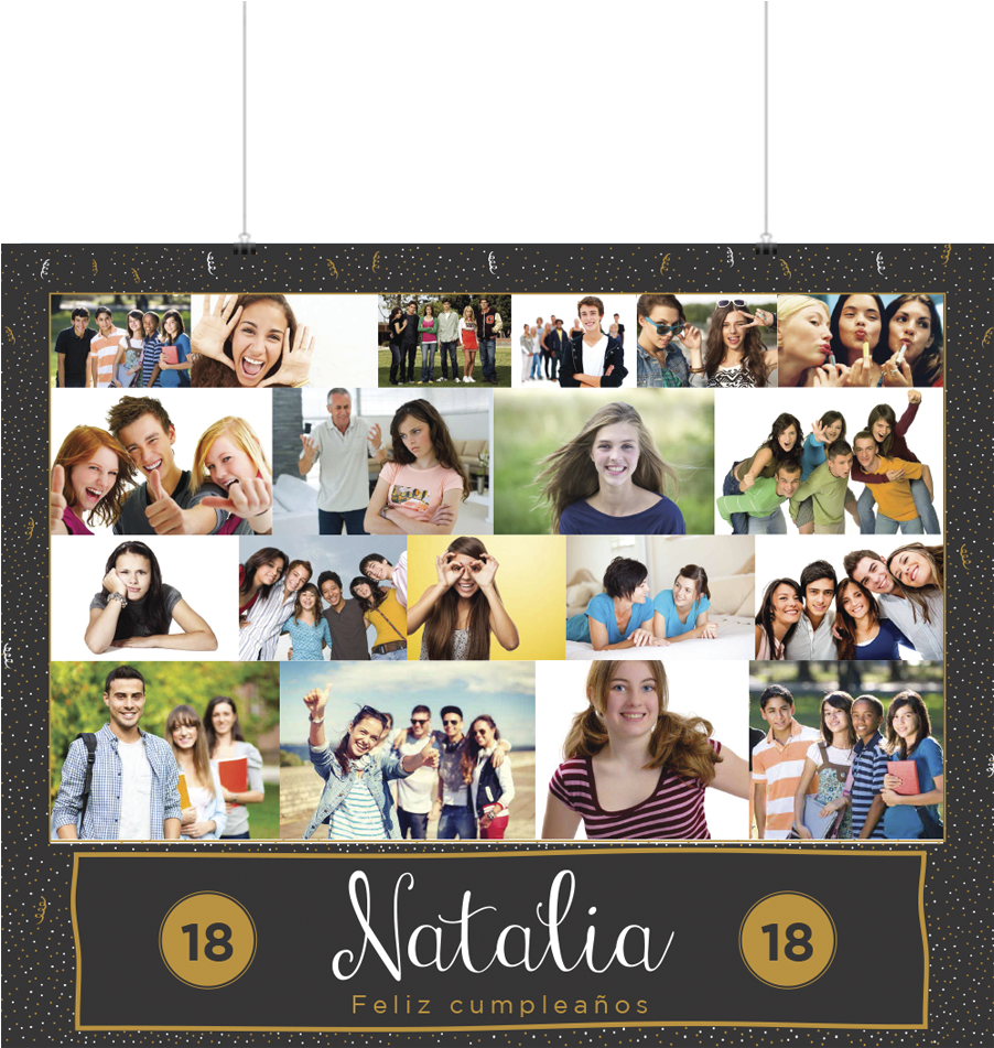 Download Photocall Collage Fiesta - Collage PNG Image with No ...