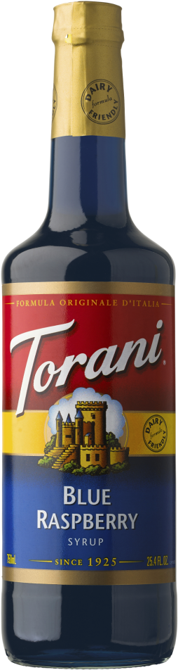 Download Blue Raspberry Syrup - Torani Syrup PNG Image with No ...