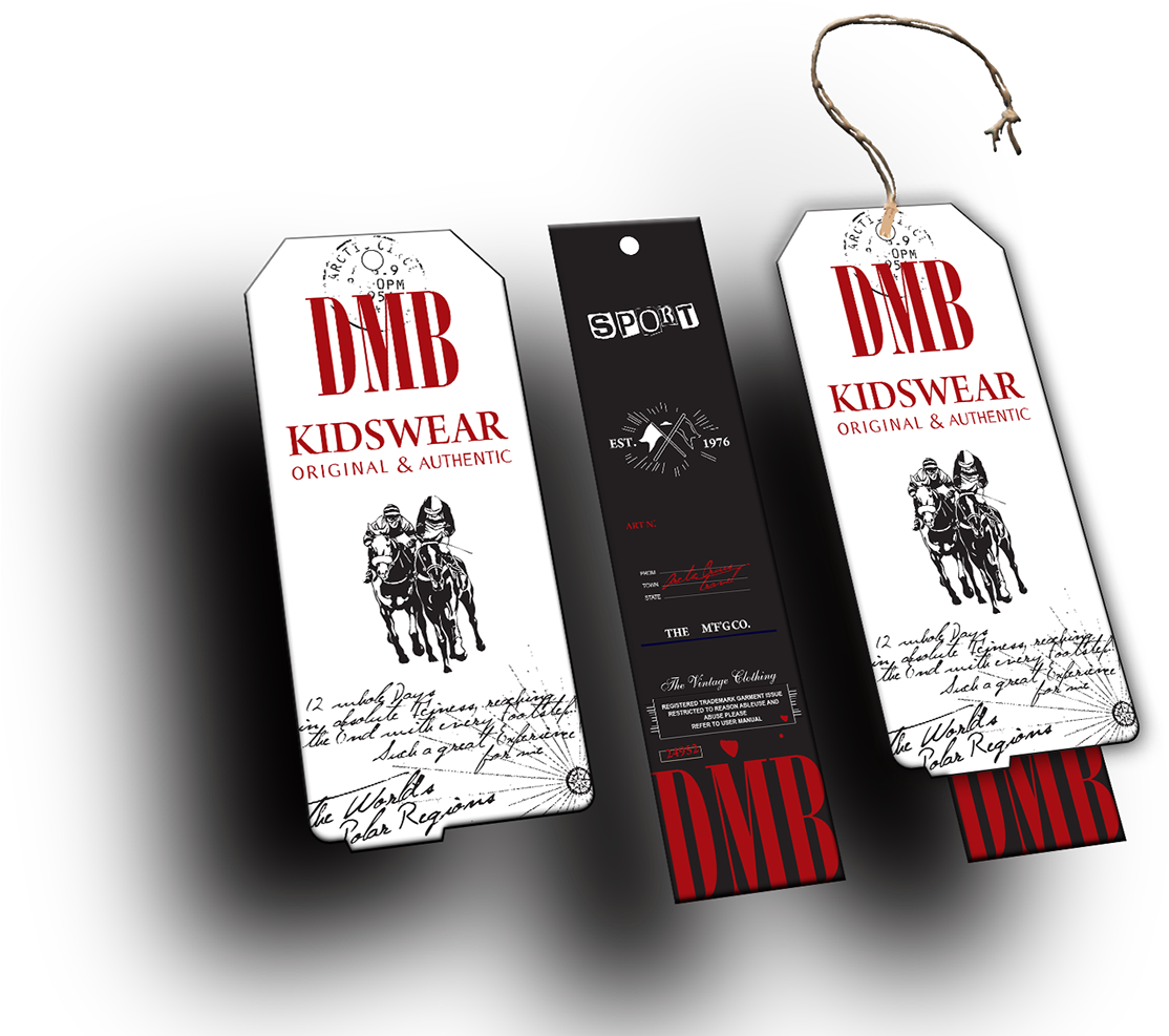 Download Dmb On Behance Price Tag Design, Printing Labels, Handmade ...