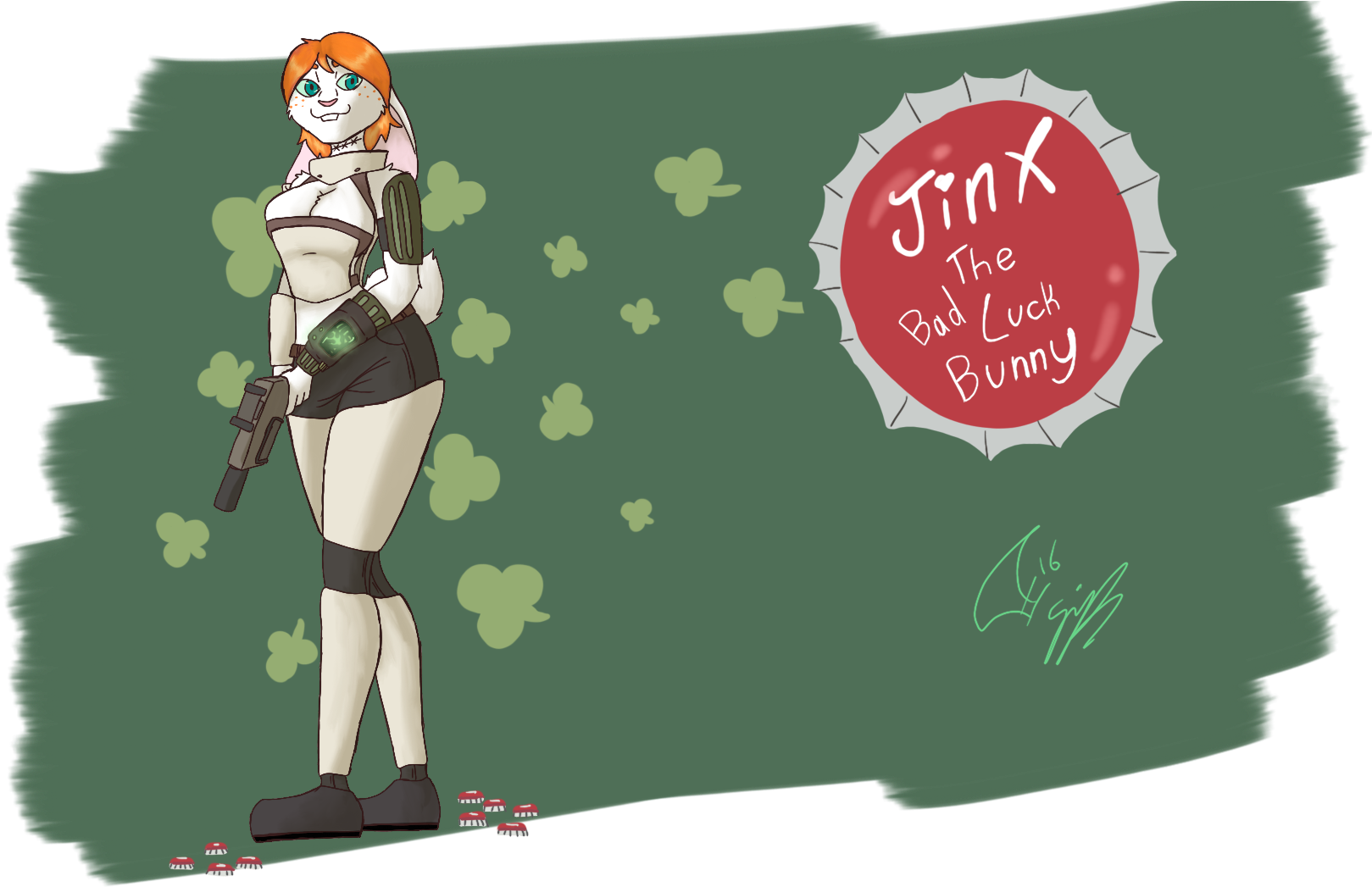 Download Jinx The Bad Luck Bunny - Cartoon PNG Image with No Background ...