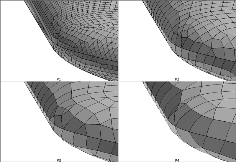 Download Close-up Views Of The Dpw 3 Wing Surface Mesh, Tip - Clockwise ...