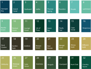 Download Color System - Ocean Color Names PNG Image with No Background ...