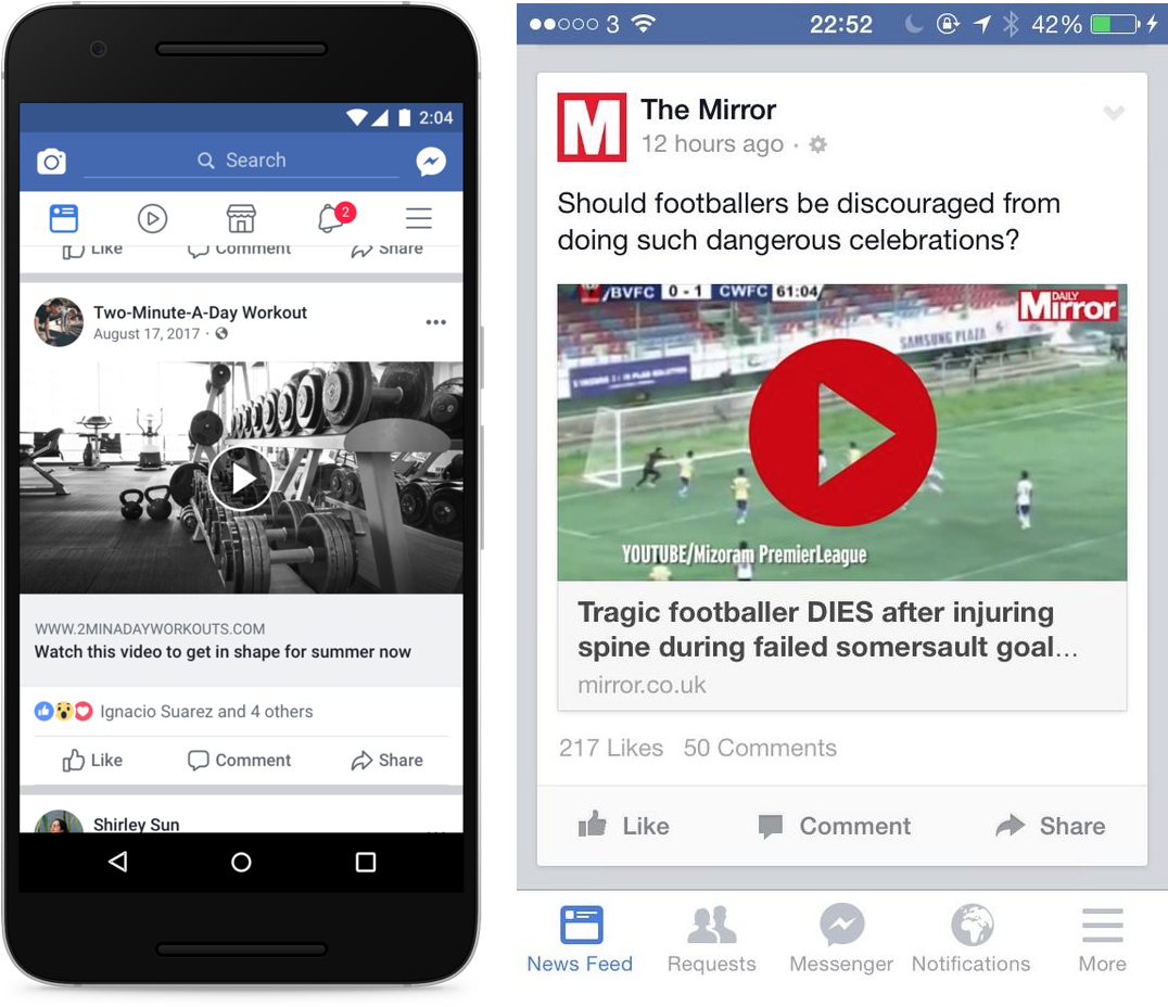 Download Facebook Has Prohibited The Use Of Fake Play Buttons ...