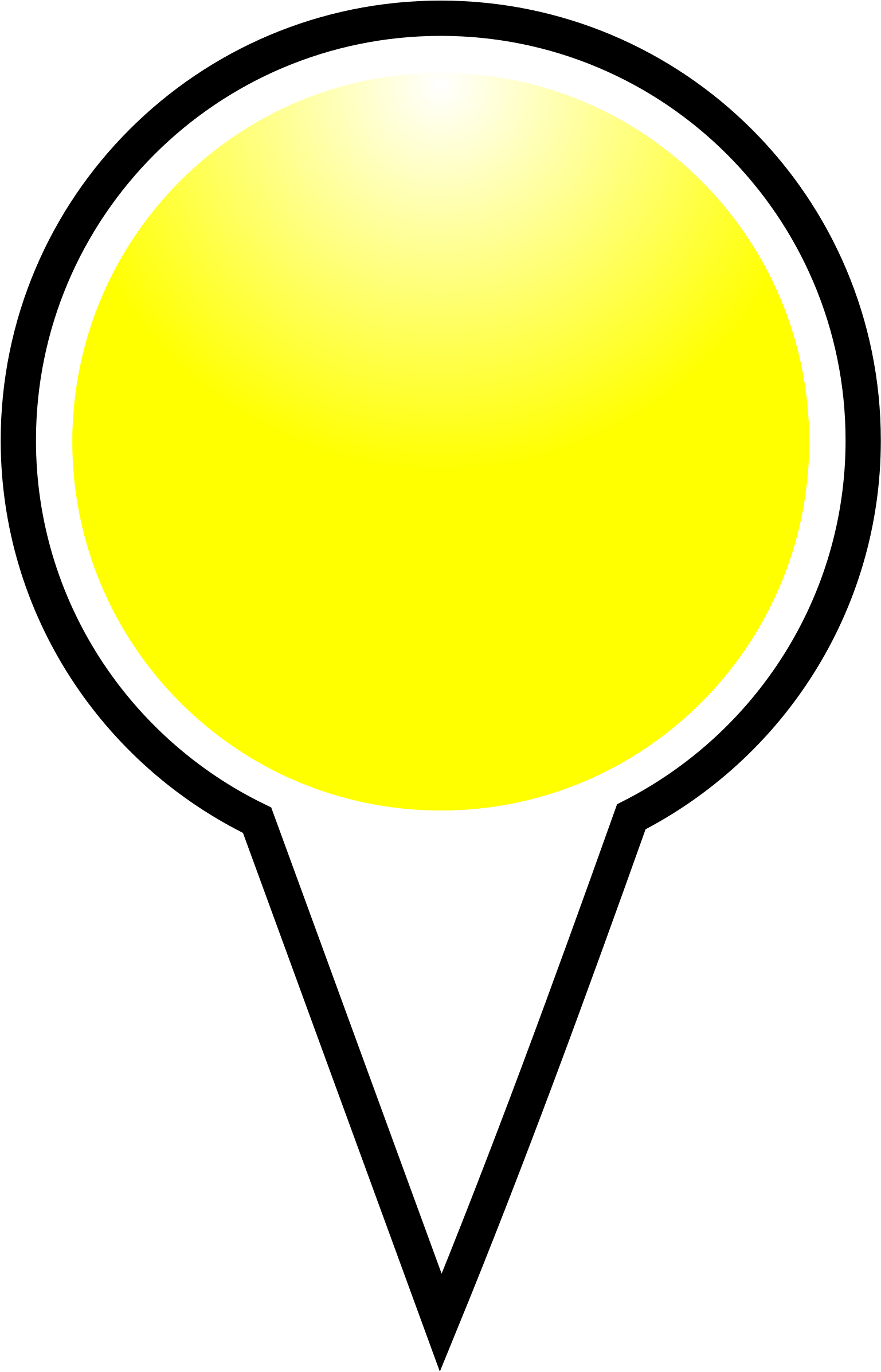 Big Image - Map Marker Yellow Png - Free Transparent PNG Download - PNGkey