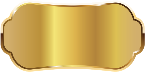 Golden Label Png Clipart Image Name Plates Clipart Free Transparent Png ...