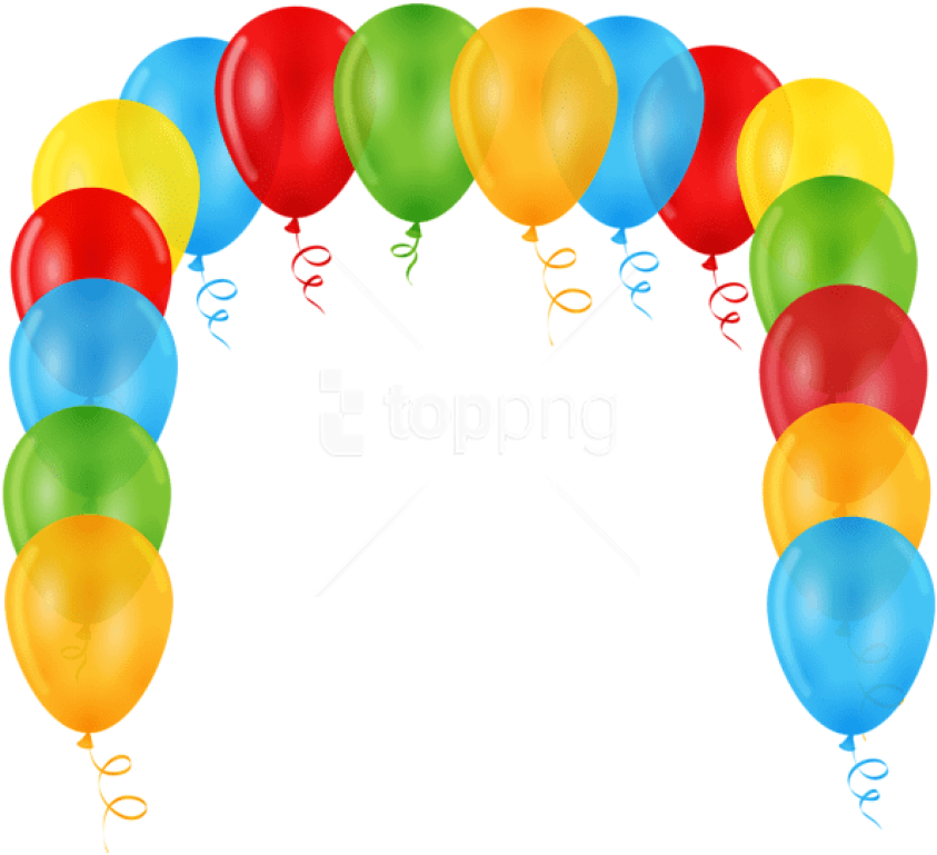 Free Png Download Balloon Arch Transparent Png Images - Transparent ...