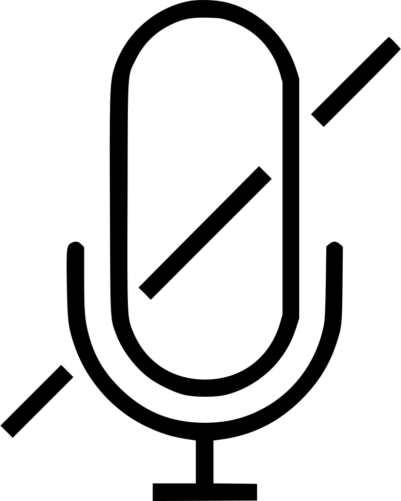 Download Png File Svg - Microphone Mute Picto PNG Image with No ...