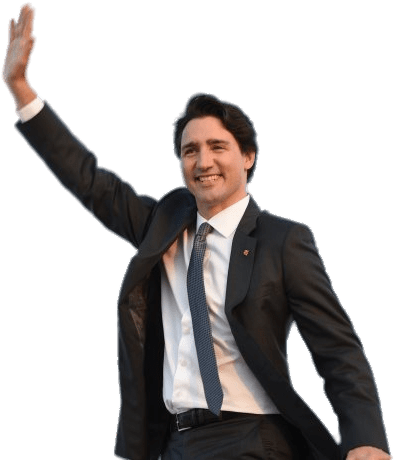 Download Justin Trudeau Waving - Justin Trudeau No Background PNG Image ...