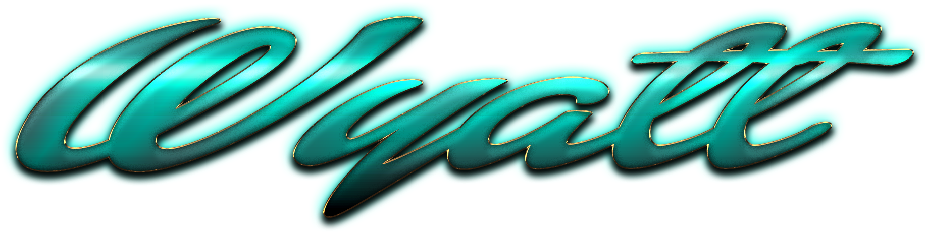 Wyatt Name Logo Png - Graphic Design - Free Transparent PNG Download ...