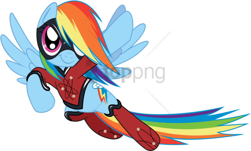 Download Free Png Mlp Rainbow Dash Super Hero Png Image With - Mlp ...