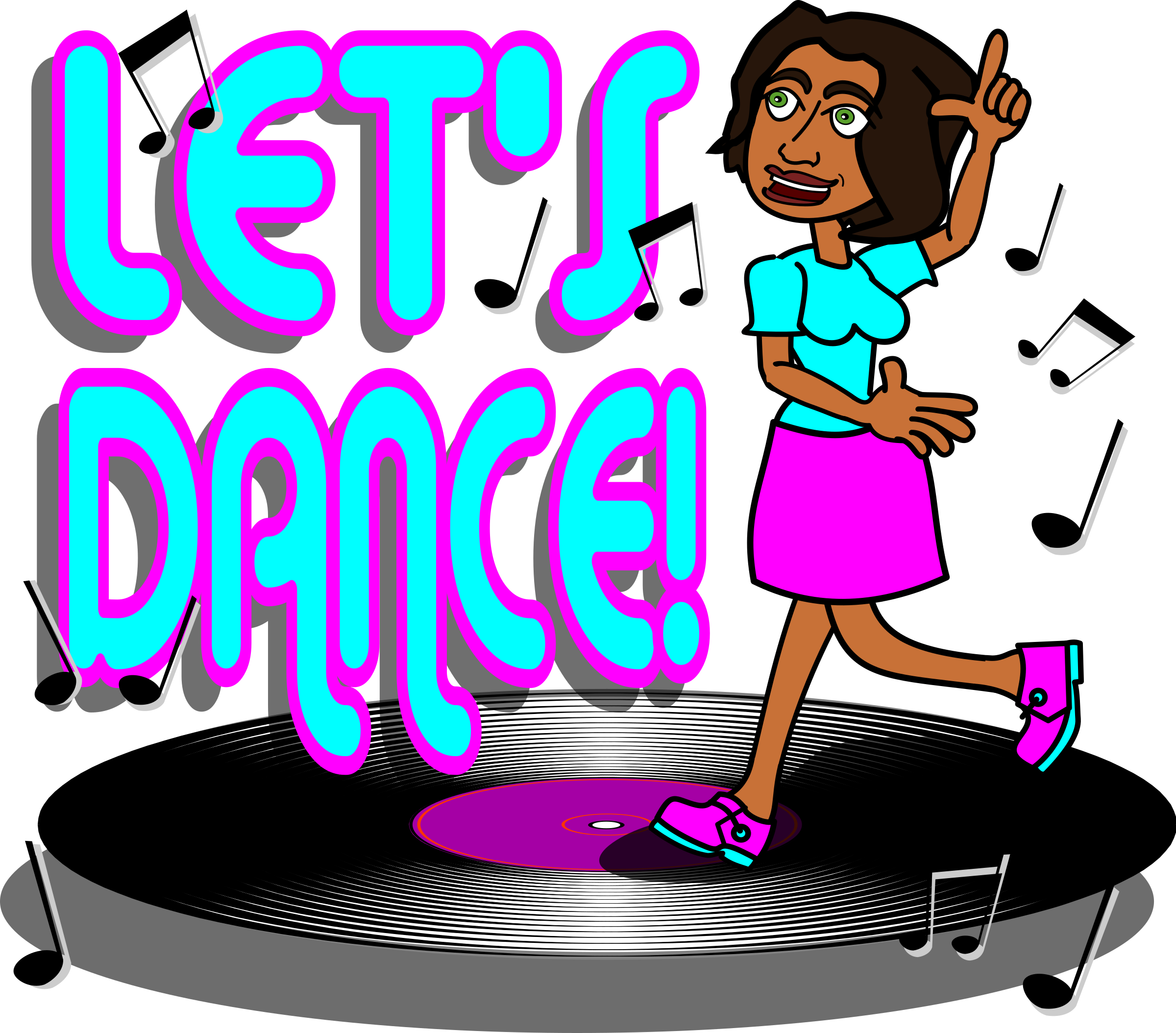 Download Big Image - Lets Dance Clipart PNG Image with No Background ...