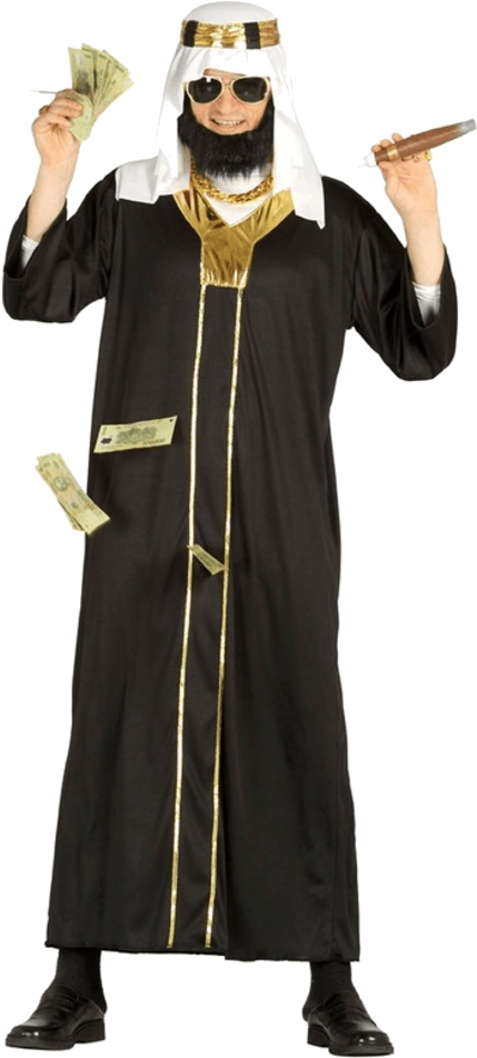 Download Adult Petrodollar Sheik Costume - Sheikh Costume PNG Image ...