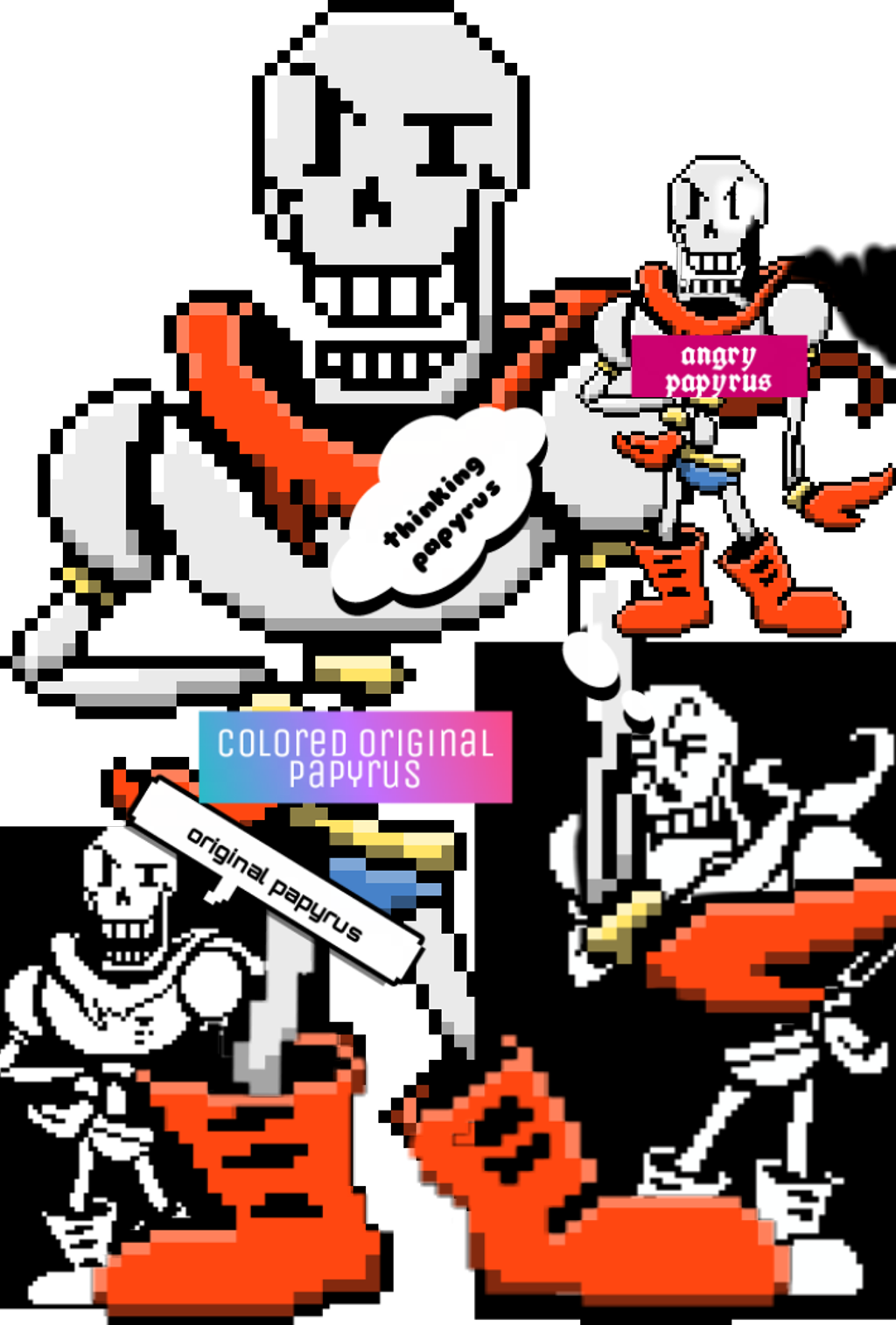 Download Report Abuse - Undertale 8 Bit Papyrus PNG Image with No ...