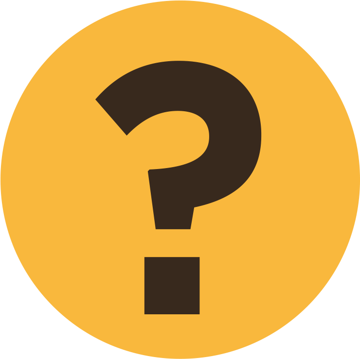 Download Bee Hotels - Yellow Orange Question Mark PNG Image with No ...