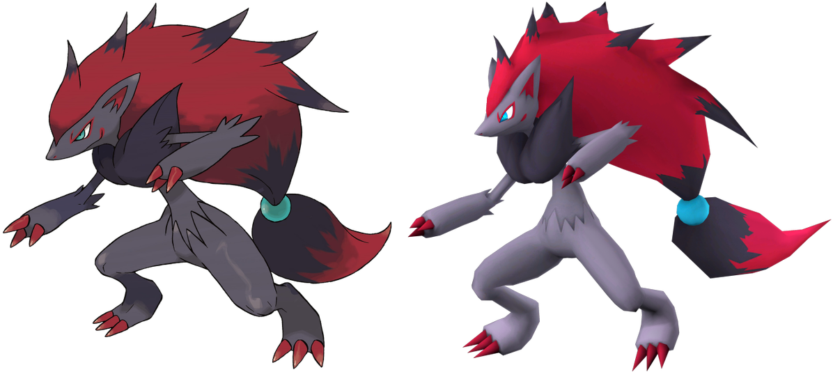 Download Pictochat - Pokemon Zoroark PNG Image with No Background ...