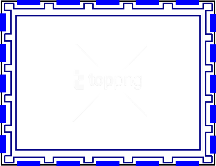Free Png Blue Border Frame Png - Blue Borders And Frames - Free ...