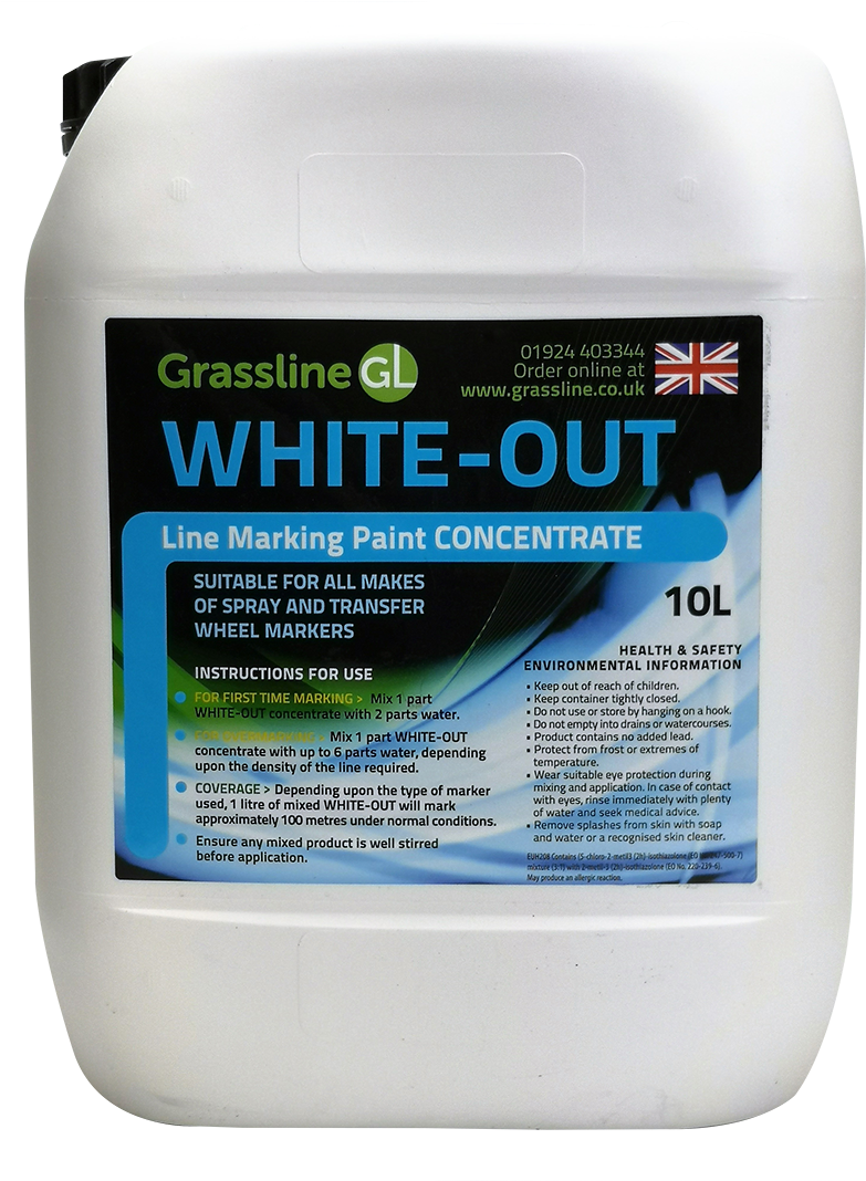 Download Grassline White Out Line Marker Paint 10l - Leather PNG Image ...