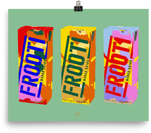 Frooti Pop Art - Frooti - Free Transparent PNG Download - PNGkey