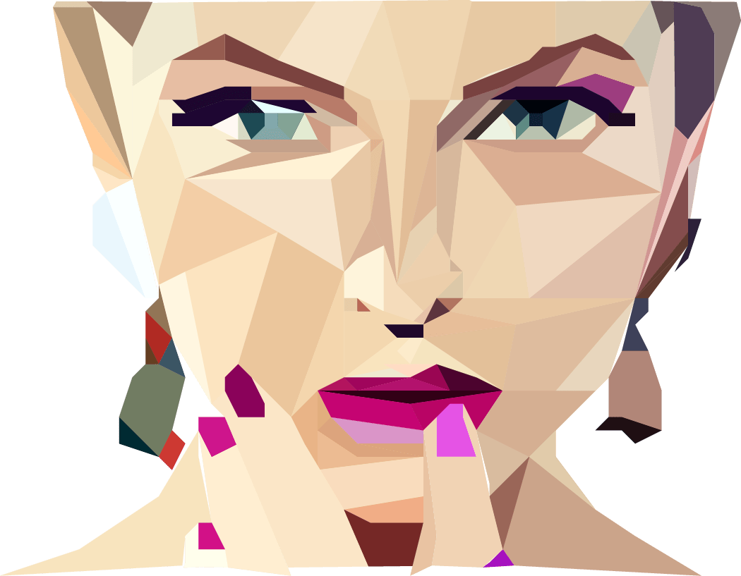 Download Polygon Girl PNG Image with No Background - PNGkey.com