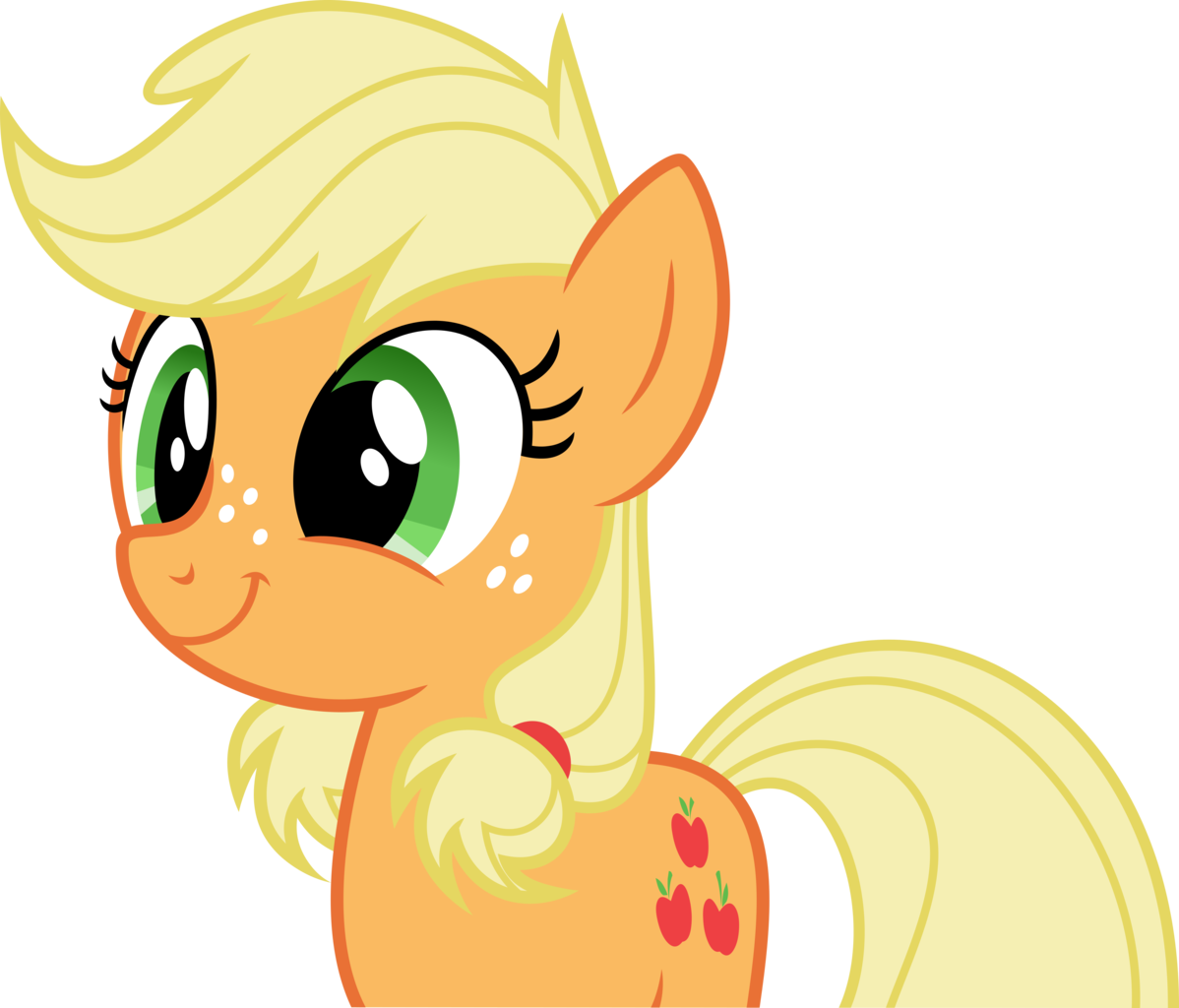 Download Comments - Applejack Happy PNG Image with No Background ...