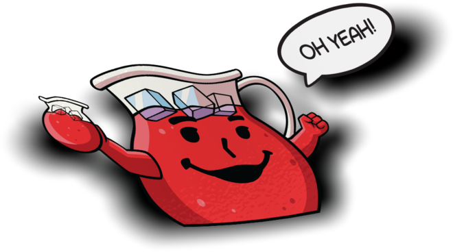 Download Kool Aid Oh Yeah Peeker Sticker - Cartoon PNG Image with No ...