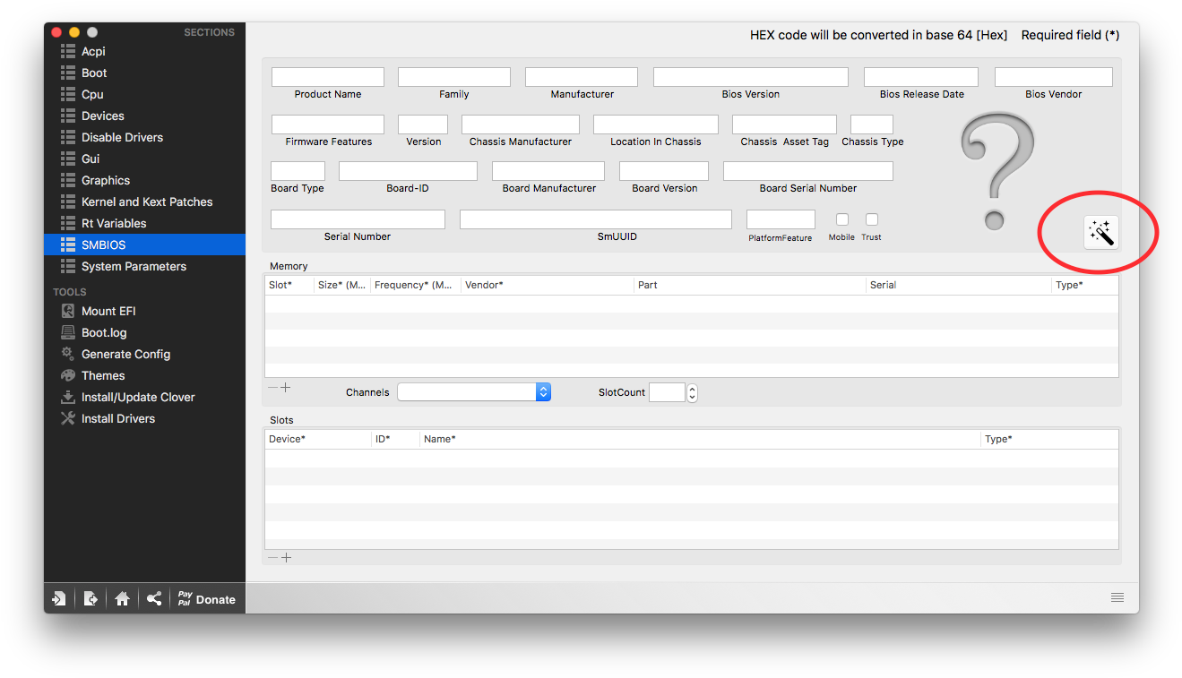Download Smbios - Clover Configurator Inject Ati PNG Image with No ...