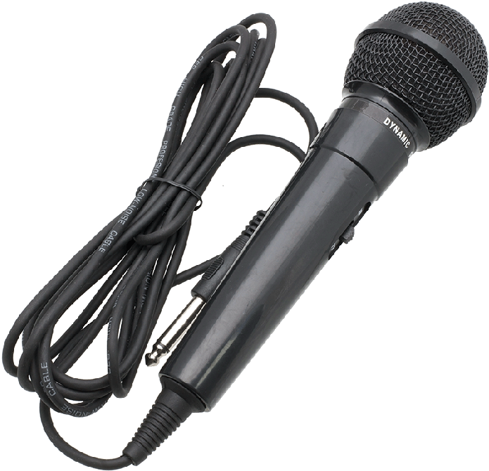 Download Handheld Dynamic Microphone - Cable PNG Image with No ...
