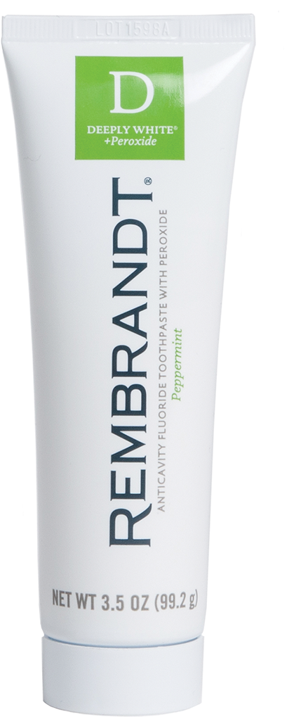 Download Rembrandt Deeply White Toothpaste - Rembrandt Mouthwash PNG ...