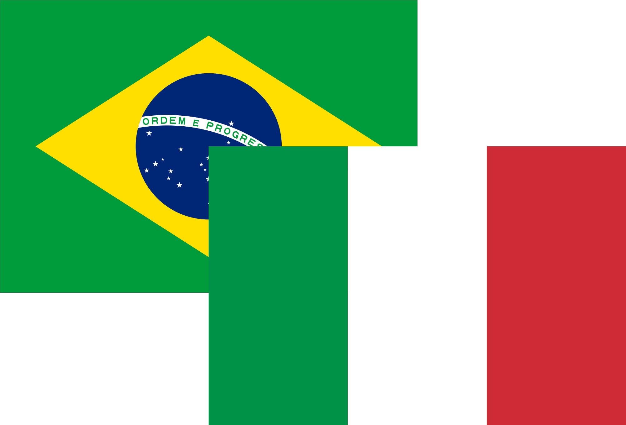 Open - Italy And Brazil Flag - Free Transparent PNG Download - PNGkey