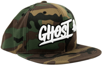 Download Ghost Logo Camo Snapback - Baseball Cap PNG Image with No ...