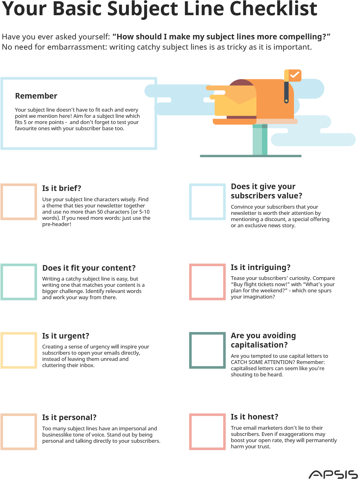 Download Boost Your Subject Lines With Our Handy Checklist - Checklista ...