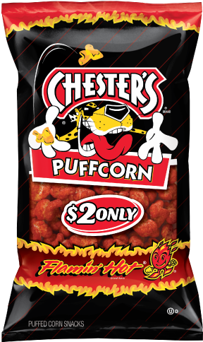 Download Flamin' Hot Puffcorn - Flamin Hot Puffcorn PNG Image with No ...