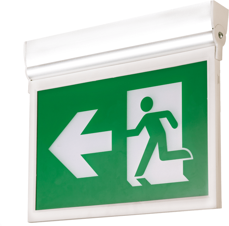 Download Self-powered Swing Type Led Running Man Exit Sign - Emergency ...