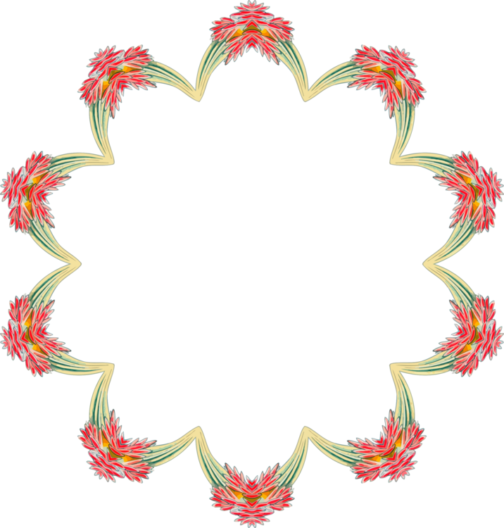 Floral Design Line - Picture Frame - Free Transparent PNG Download - PNGkey