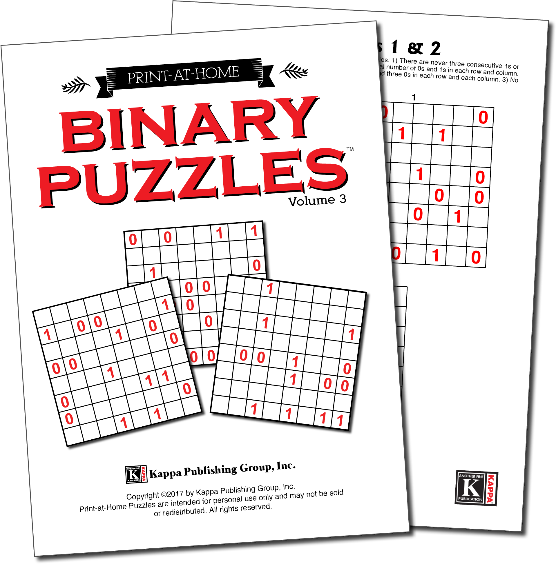 Download Print At Home Binary Puzzles - Paper PNG Image with No ...