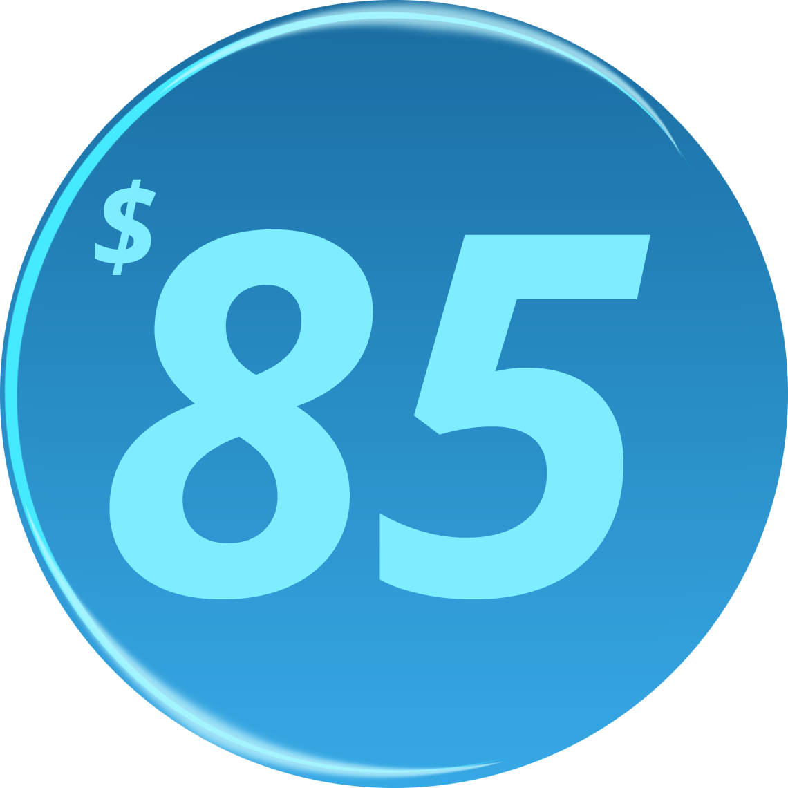 Download $85 Plan - Number PNG Image with No Background - PNGkey.com