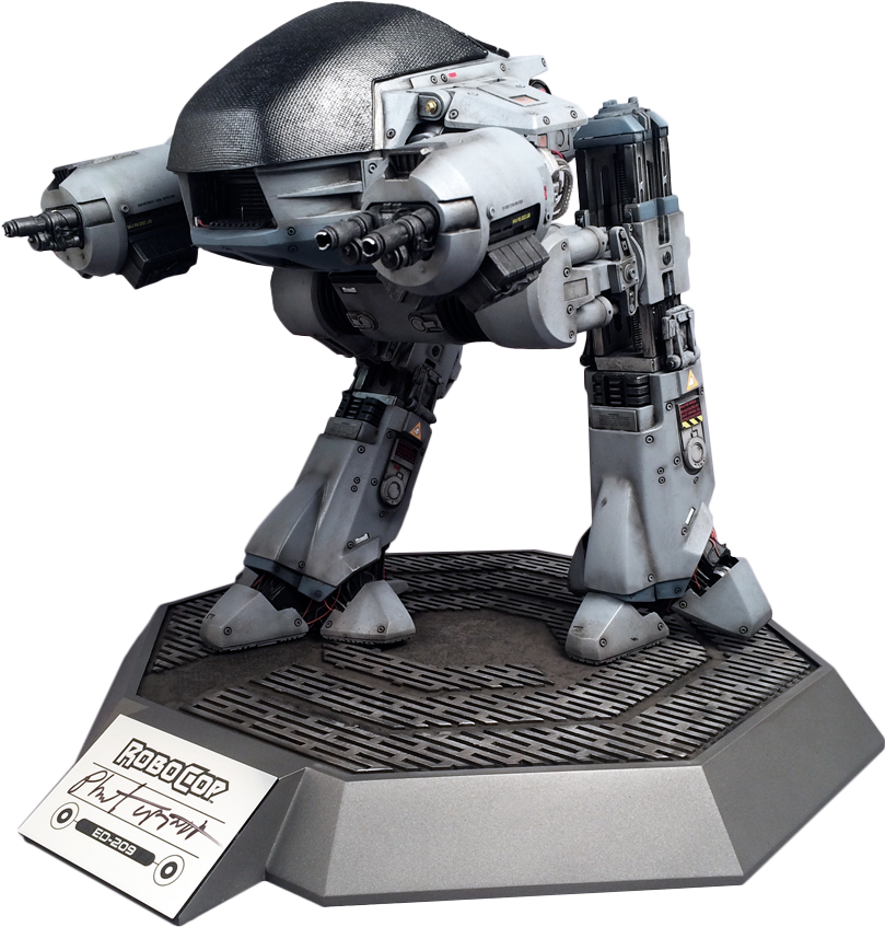 Ed-209 Screen Used Puppet Prop Replica By Phil Tippet - Robocop Ed 2 ...