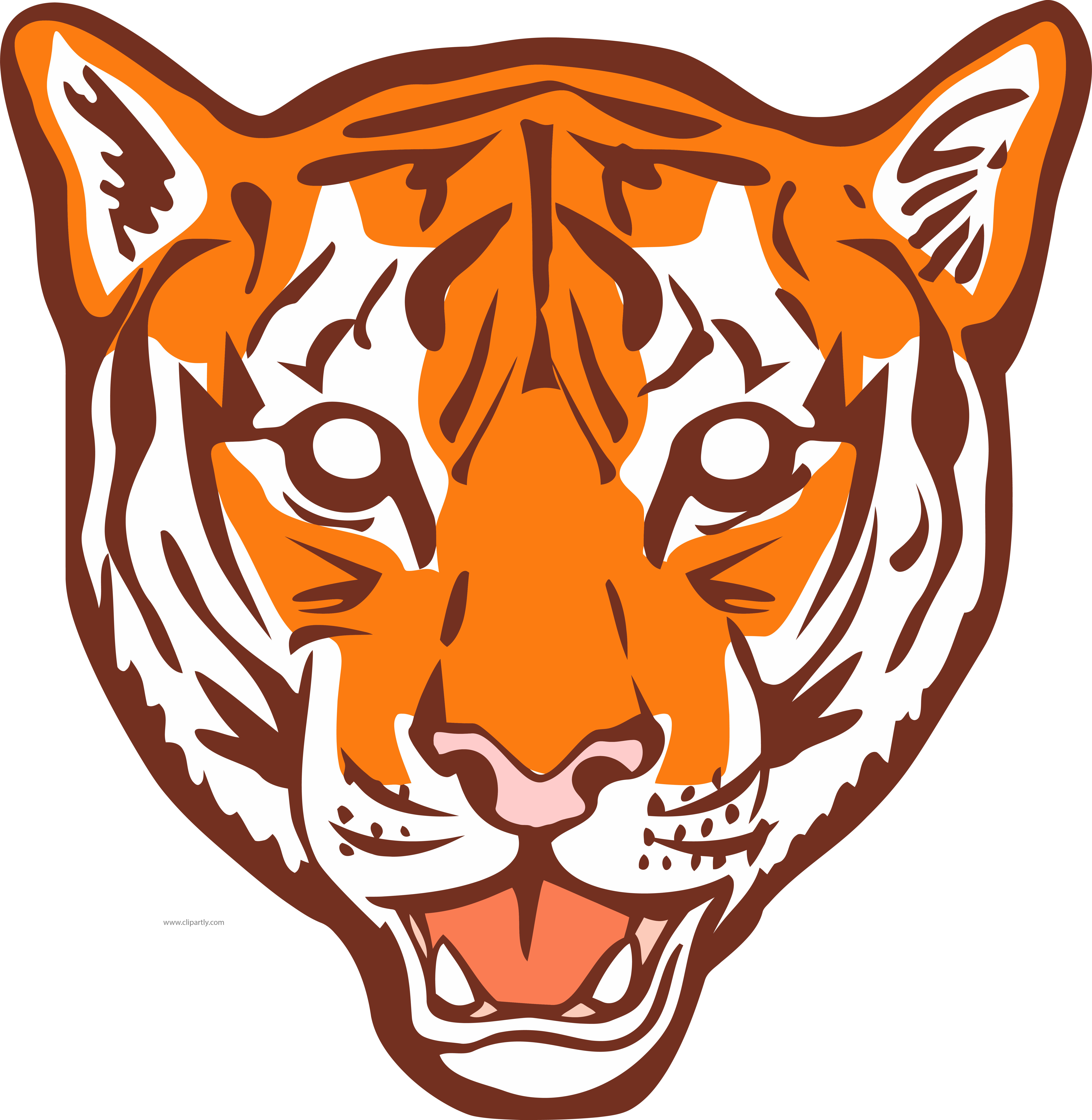 Download Tigger Face Graphic Clipart Png Image Download PNG Image with ...