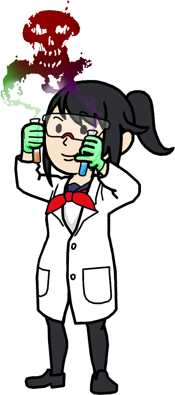 Fallout Chemistry With Toxicity Skull - Cartoon - Free Transparent PNG ...