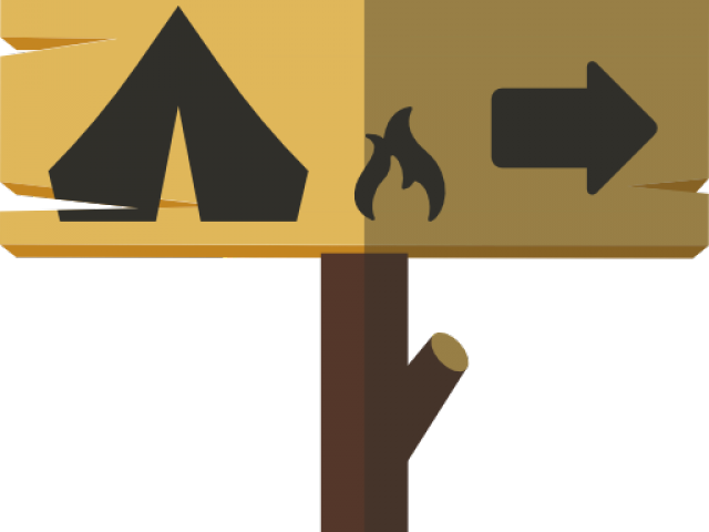 Direction Clipart Camp - Camp Signs Vector - Free Transparent PNG ...