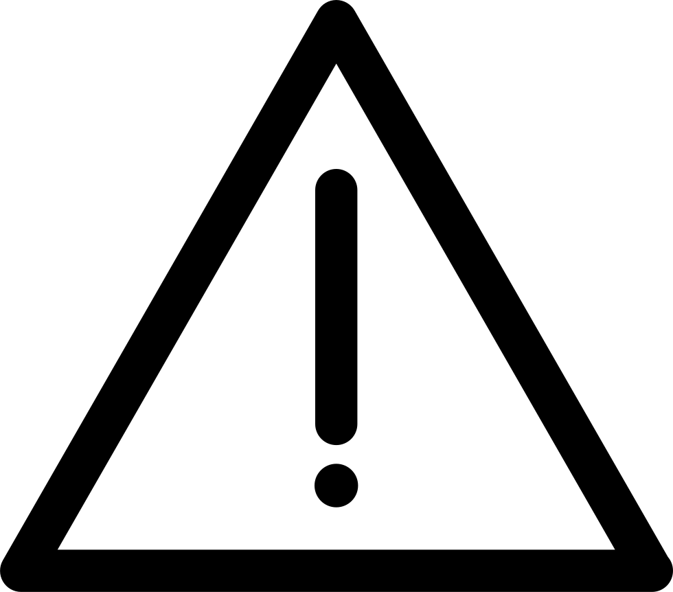 Download Png File - Hazard Sign Black And White PNG Image with No ...