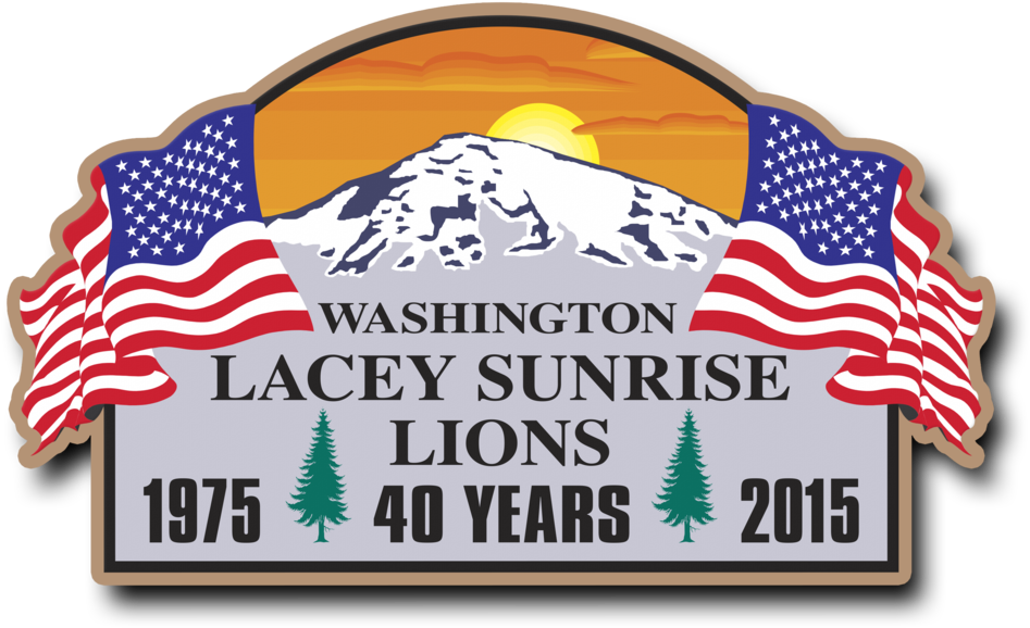 Download Lacey Lions Lapel Pin - Us Flag PNG Image with No Background ...